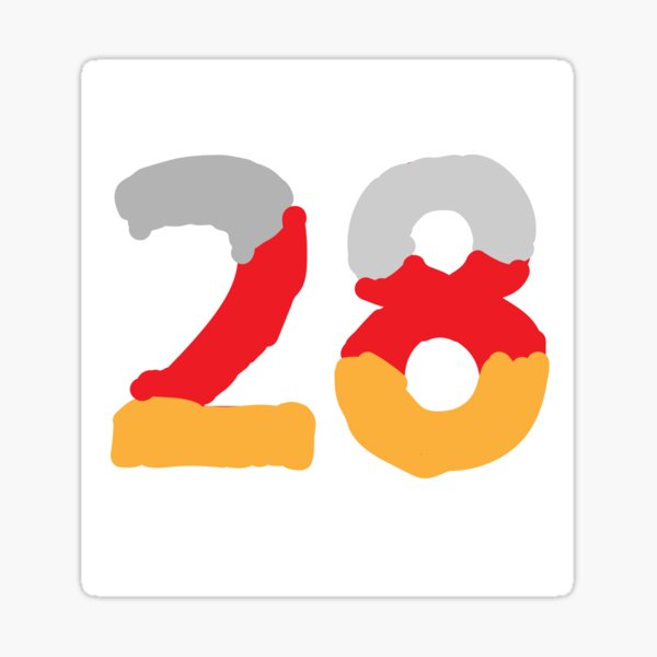 "CREAM NUMBER 28" Sticker for Sale by Avishwa | Redbubble