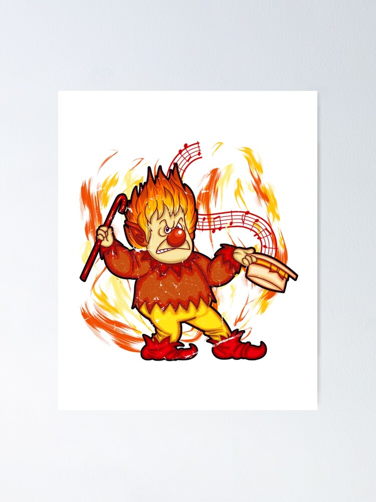 "Heat miser funny" Poster by wrongcamouflage | Redbubble