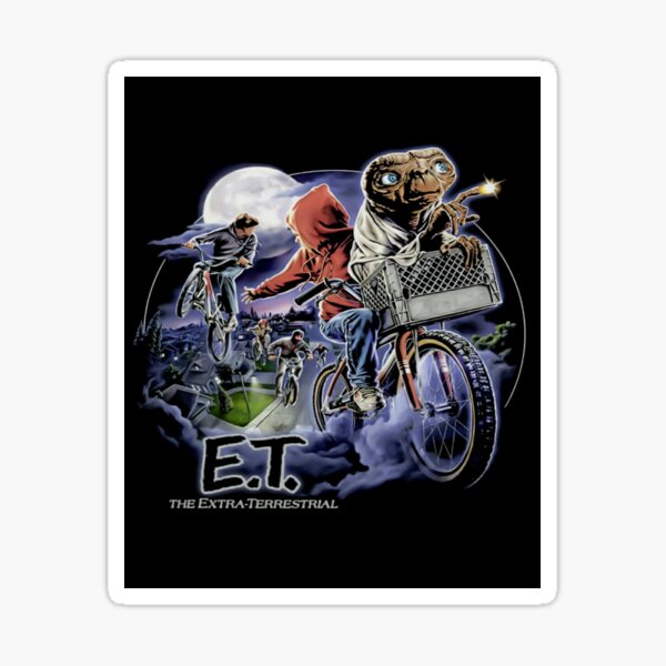 "E.T. The Extra Terrestrial (1982) Movie" Sticker for Sale by ...