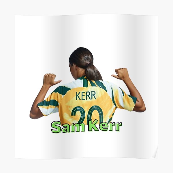Póster «Sam Kerr para quien ama a Sam ker y las copas de fútbol ...