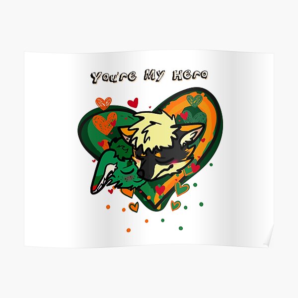 "You're my hero, funny, mha, BakuDeku, wolf, bunny, shipping, cute ...