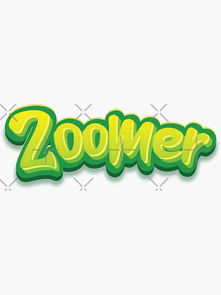 "Zoomer" Sticker for Sale by ProjectX23 | Redbubble