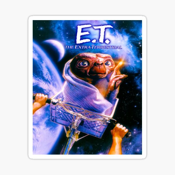 "E.T. The Extra Terrestrial (1982) Movie" Sticker for Sale by ...