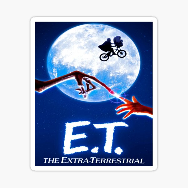 "E.T. The Extra Terrestrial (1982) Movie" Sticker for Sale by ...