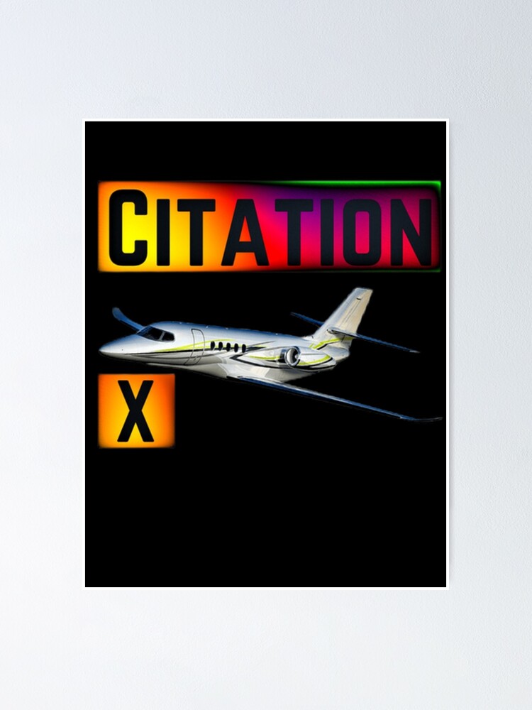 "Citation x" Poster for Sale by NkWorks | Redbubble