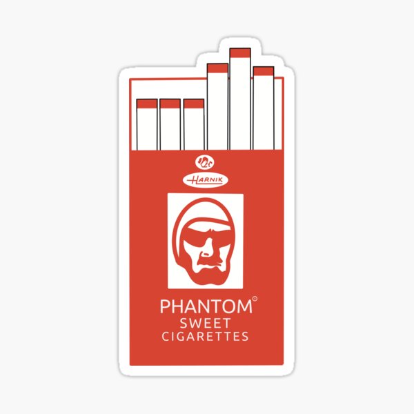 "Phantom Sweet Cigarette " Sticker for Sale by hennahsheikh | Redbubble