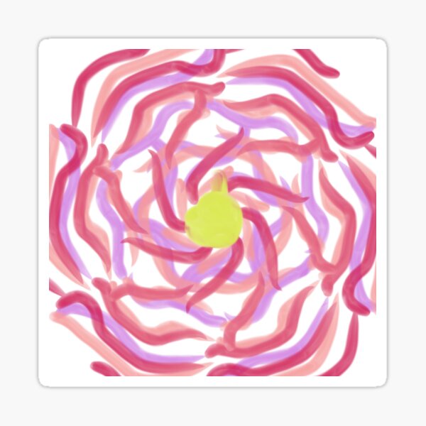 "Abstract pastel flower " Sticker by SoniasArtwork | Redbubble