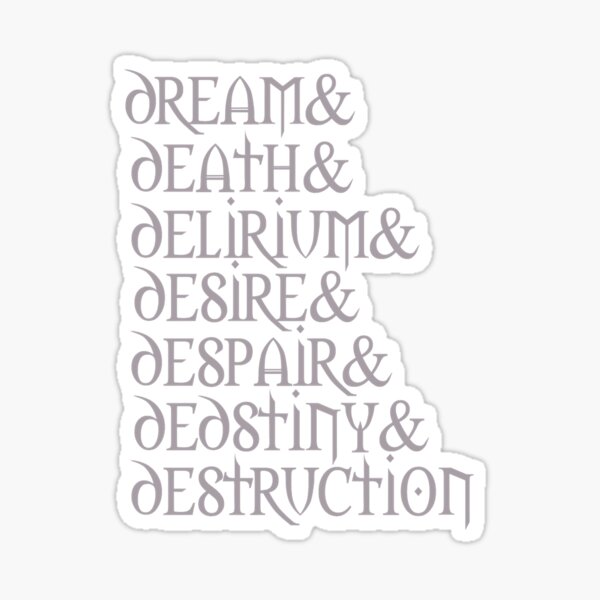 "Endless Comic Book The Sandman Dream Movie Halloween Stylized" Sticker ...