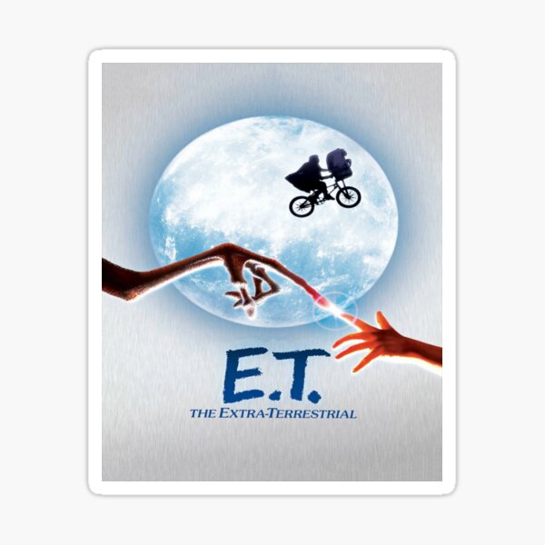 "E.T. The Extra Terrestrial (1982) Movie" Sticker for Sale by ...