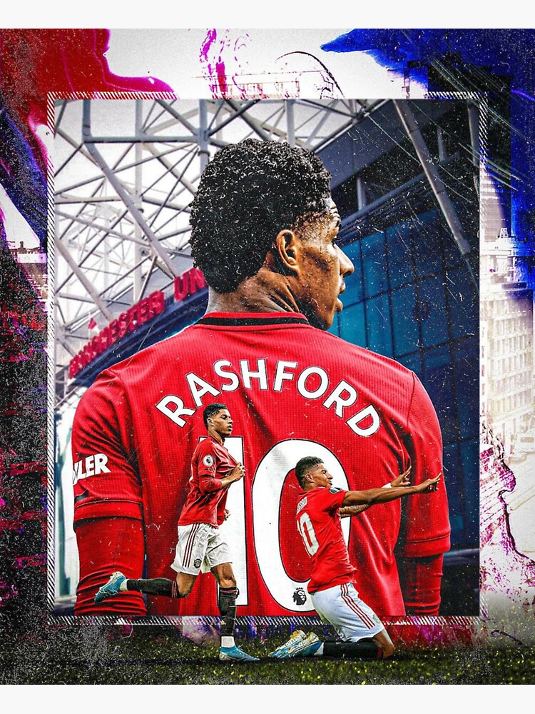 "Art Wallpaper Rashford Illustration" Sticker for Sale by delimalia13 ...