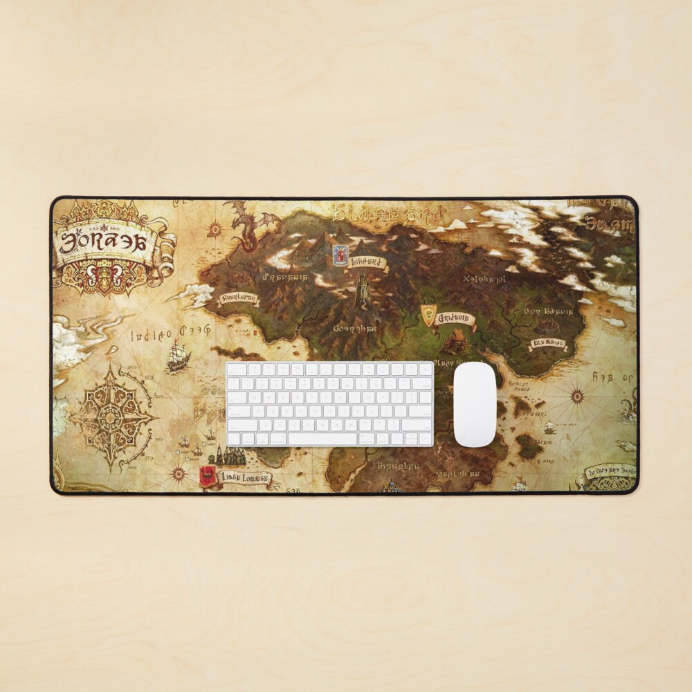 "Eorzea FFXIV Map" Poster for Sale by hayesade | Redbubble