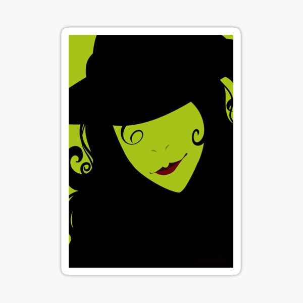 "Wicked" Sticker for Sale by -Loulabelle | Redbubble