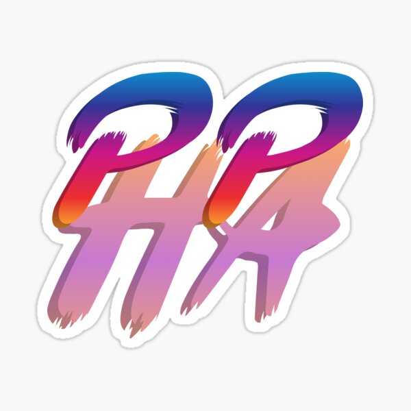 "PP HA" Sticker for Sale by elim3 | Redbubble