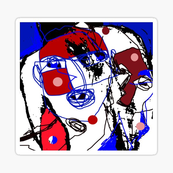 "Self reflection I" Sticker for Sale by jenwinbaby | Redbubble