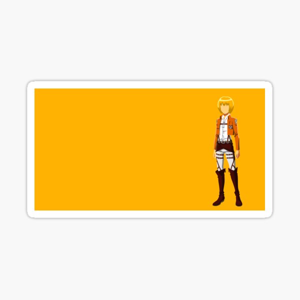 "Attack On Titan - Armin" Sticker for Sale by Greeeg | Redbubble