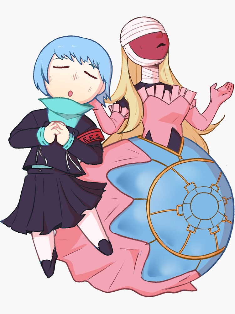 "Fuuka and Lucia" Sticker for Sale by Serohoodie | Redbubble