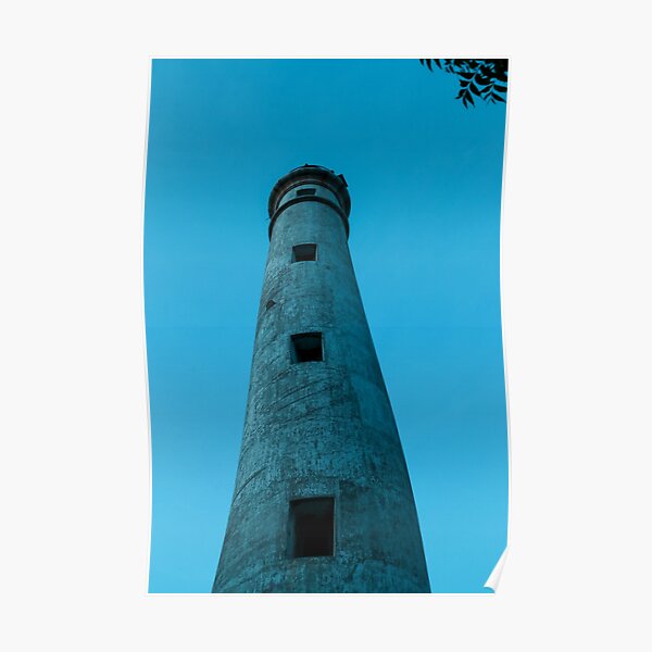 "point pedro lighthouse exterior" Poster for Sale by iSeek | Redbubble
