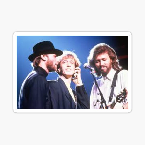 "Bee Gees Big Head" Sticker for Sale by GraceScottPaste | Redbubble