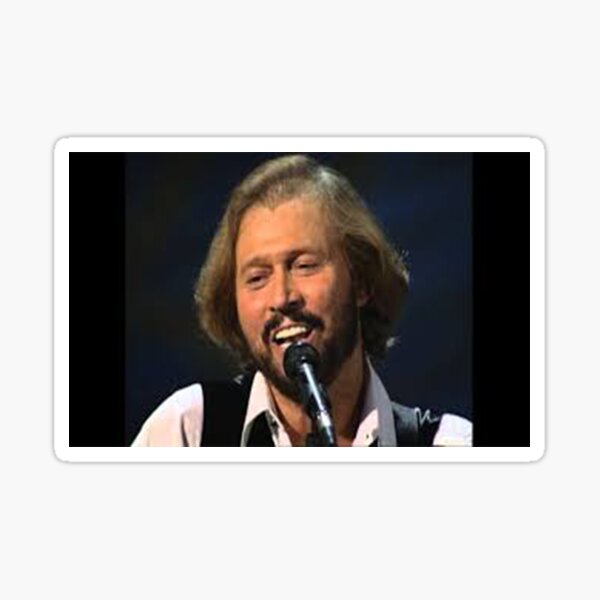 "Bee Gees Big Head" Sticker for Sale by GraceScottPaste | Redbubble