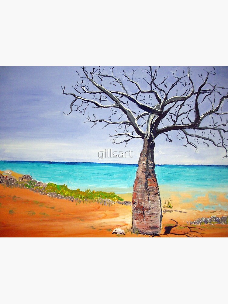"Broome Boab tree" Canvas Print for Sale by gillsart | Redbubble