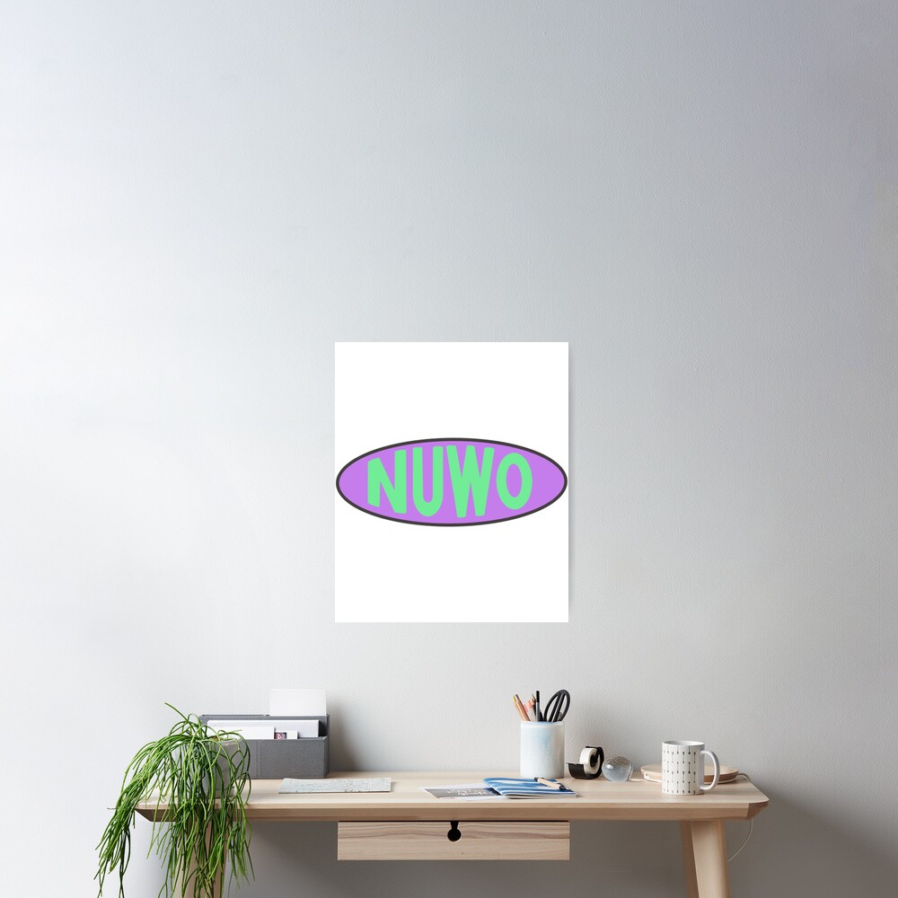 "Nuwo T-ShirtNUWO logo Brent Faiyaz Sticker" Poster for Sale by ...