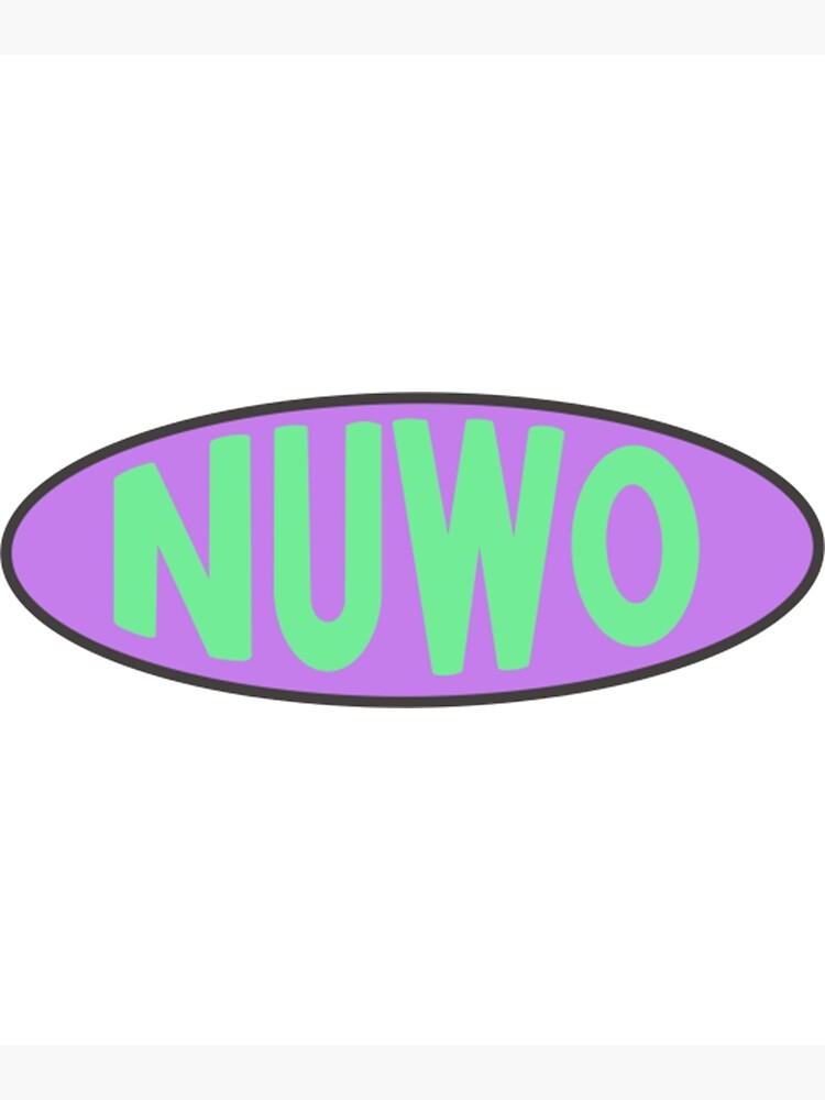 "Nuwo T-ShirtNUWO logo Brent Faiyaz Sticker" Poster for Sale by ...