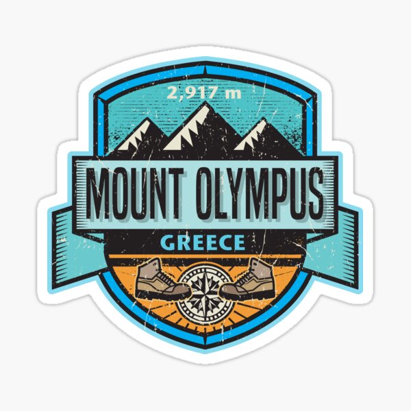 "Mount Olympus, Greece" Sticker for Sale by studio838 | Redbubble