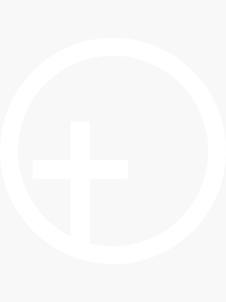 "Unitarian Off Center Cross" Sticker for Sale by signsandsymbols ...