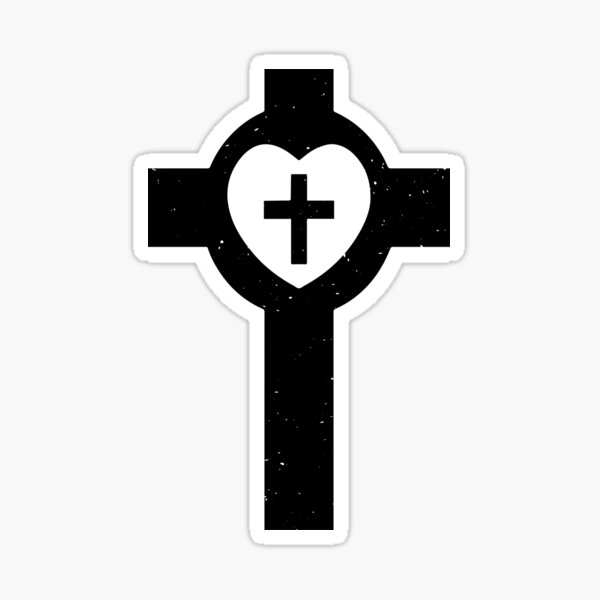 "Sacred Lutheran Cross Symbol" Sticker for Sale by signsandsymbols ...