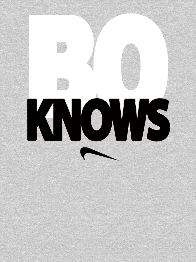 "Bo Knows" T-shirt for Sale by eirman | Redbubble | bo knows t-shirts ...