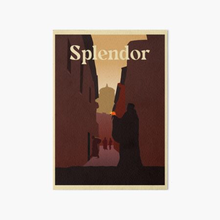 "Splendor - Board Games - Minimalist Travel Poster Style - Board Game ...