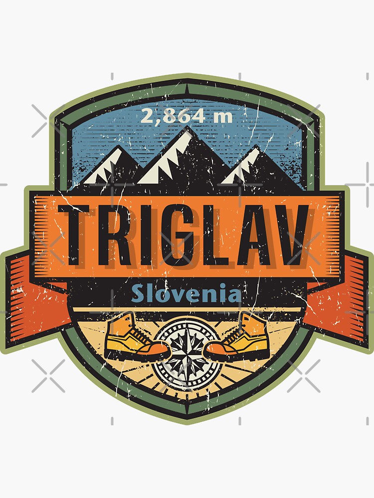 Sticker for Sale mit "Triglav, Slowenien" von studio838 | Redbubble