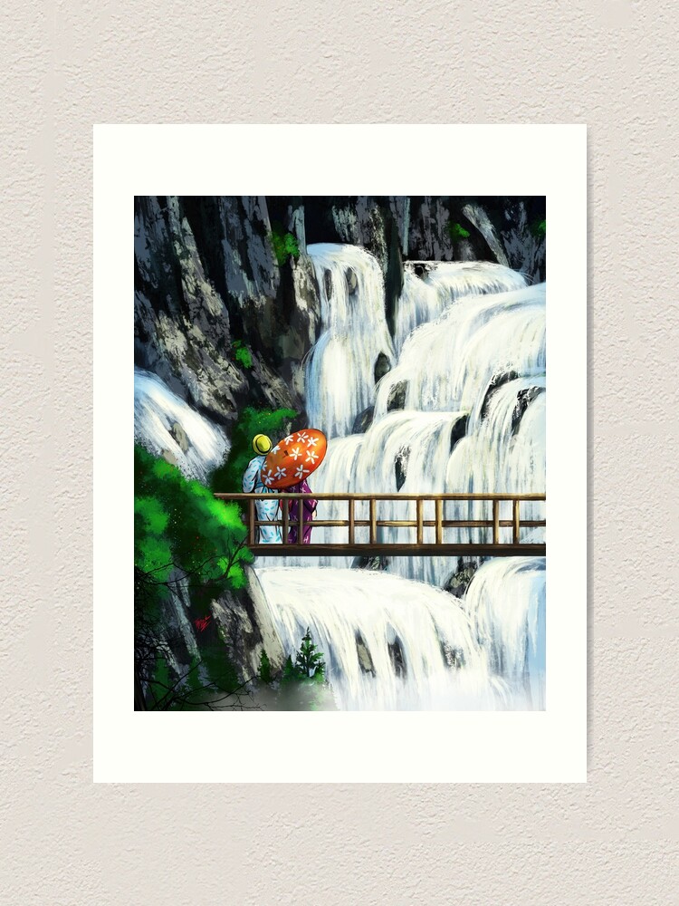 "Takahashi's Shiragumo Waterfall Re-Imagined | ArtRage Vitae Painting ...