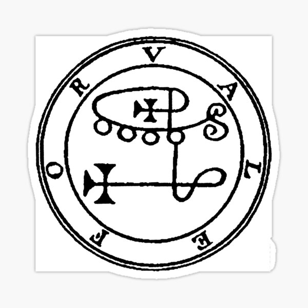 "Seal of Valefor Sigil Talisman Demon Circle" Sticker for Sale by ...