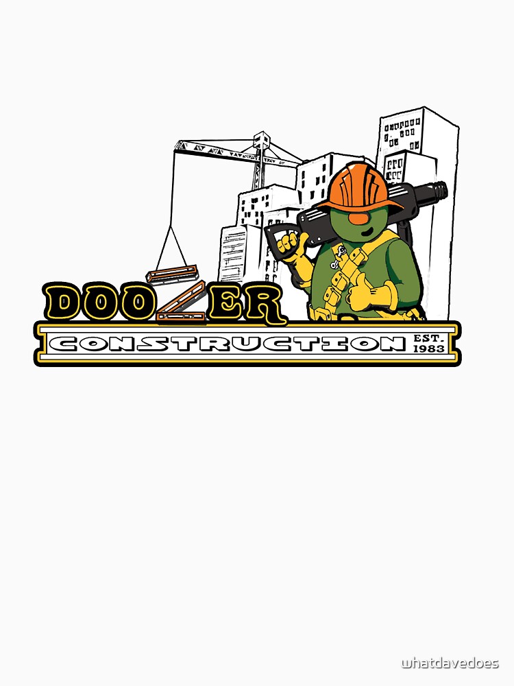 "Doozer Construction" T-shirt for Sale by whatdavedoes | Redbubble ...