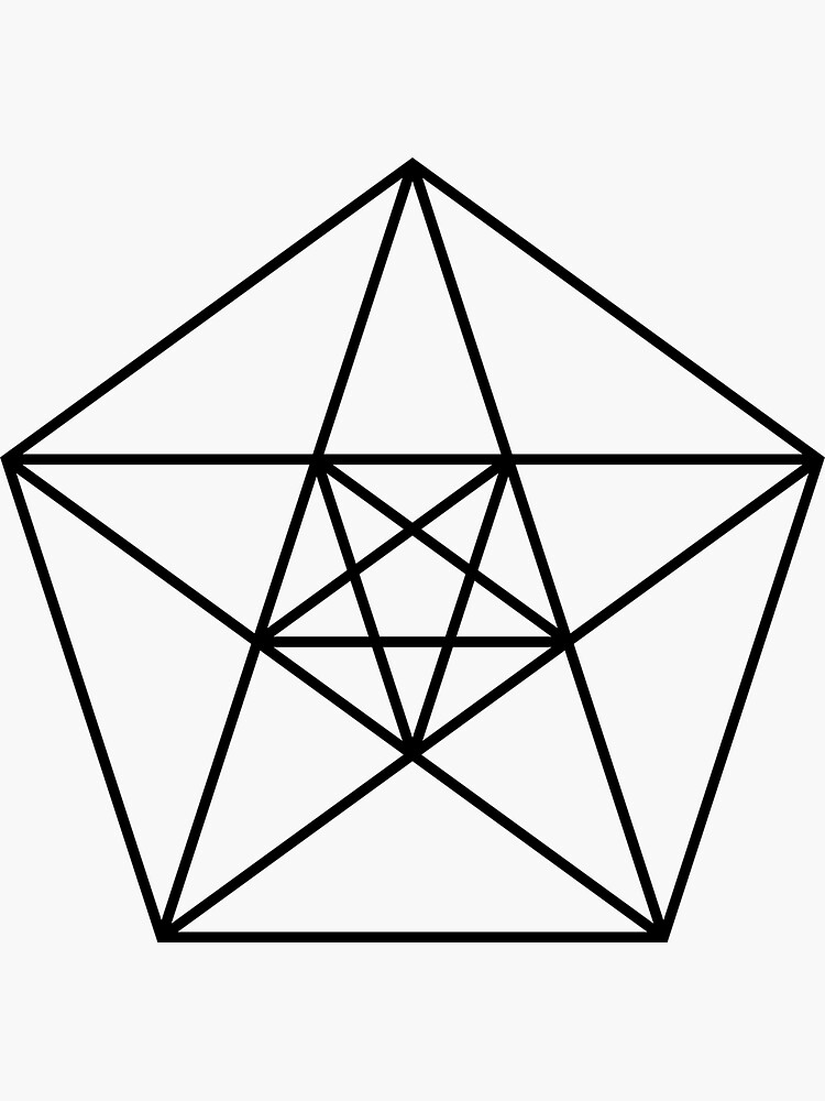 Pegatina «Símbolo de proporción de sección áurea» de signsandsymbols ...