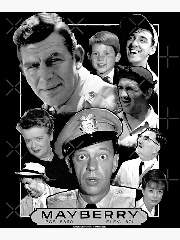 "First Day Of Retro Andy Griffith Mayberry" Art Print for Sale by ...