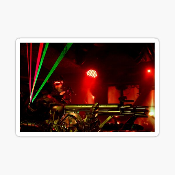 "lasers and guns" Sticker for Sale by perggals | Redbubble