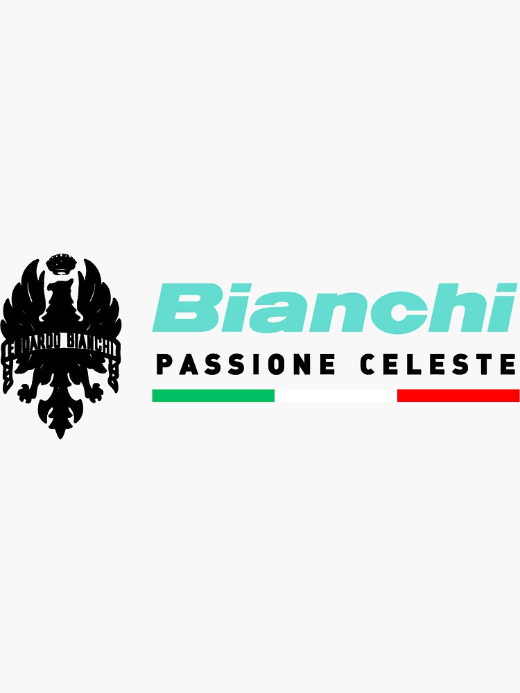 "LOGO - "BIANCHI" BICYCLE BIKE" Sticker for Sale by niaprama | Redbubble