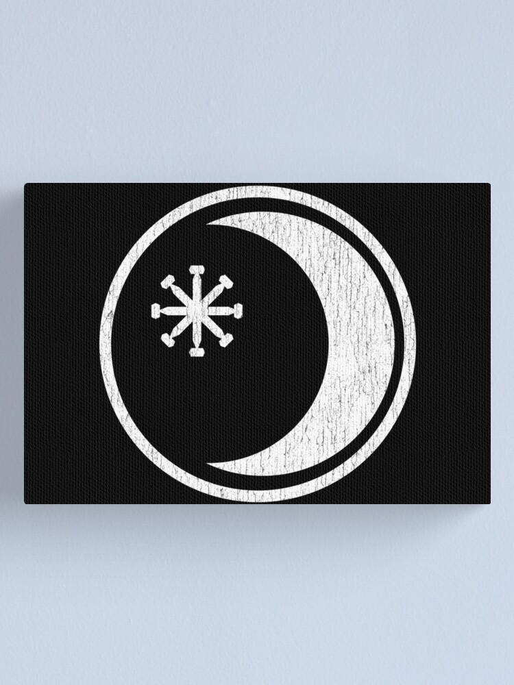 "Seax Wica Symbol of Wicca Religion" Canvas Print by signsandsymbols ...