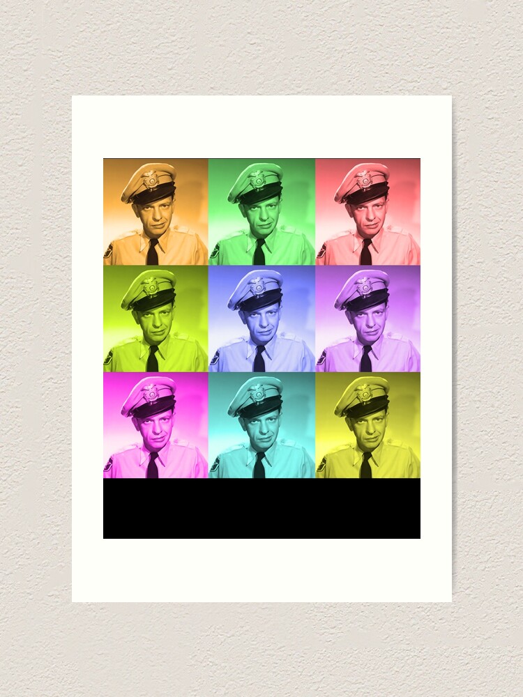 "Vintage Classic Barney Fife Collage" Art Print for Sale by ...