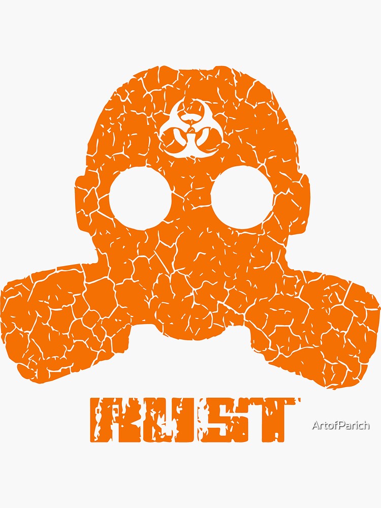 "RUST-LOGO" Sticker for Sale by ArtofParich | Redbubble