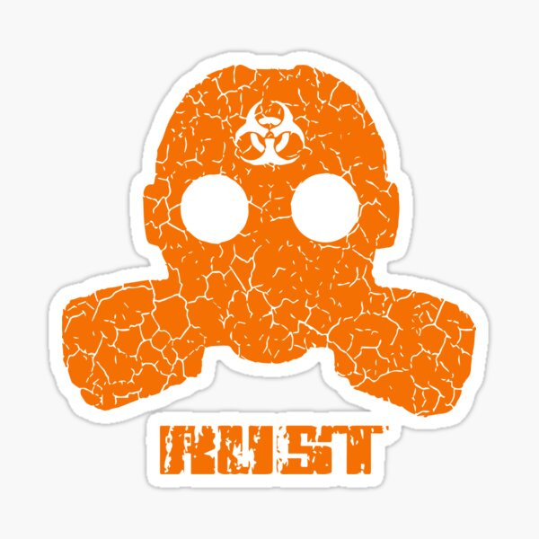 "RUST-LOGO" Sticker for Sale by ArtofParich | Redbubble