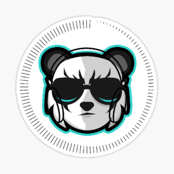 "Panda gaming best logo" Sticker for Sale by MitSshi21 | Redbubble