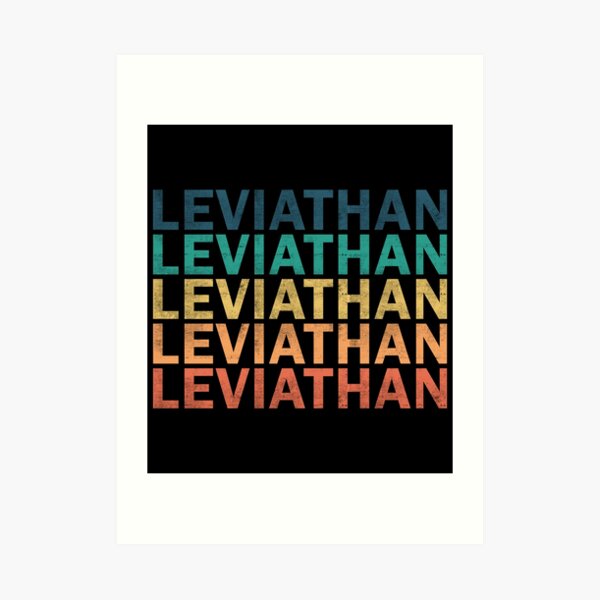 "Leviathan Name T Shirt - Leviathan Vintage Retro Leviathan Name Gift ...