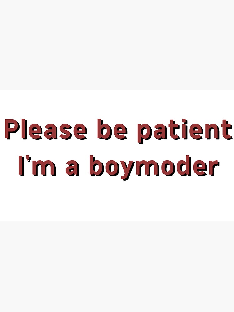 "please be patient Im a boymoder" Cap for Sale by MagneMagne | Redbubble