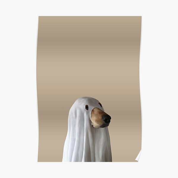 "Ghost Doggo" Poster for Sale by JessicaFrith | Redbubble