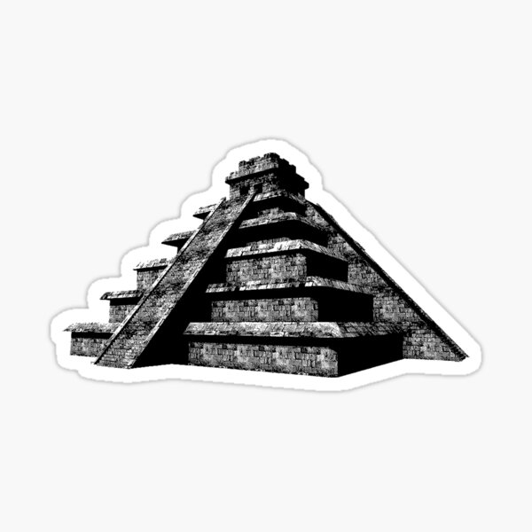 "Chichen Itza Maya pyramid" Sticker for Sale by Mila1946 | Redbubble