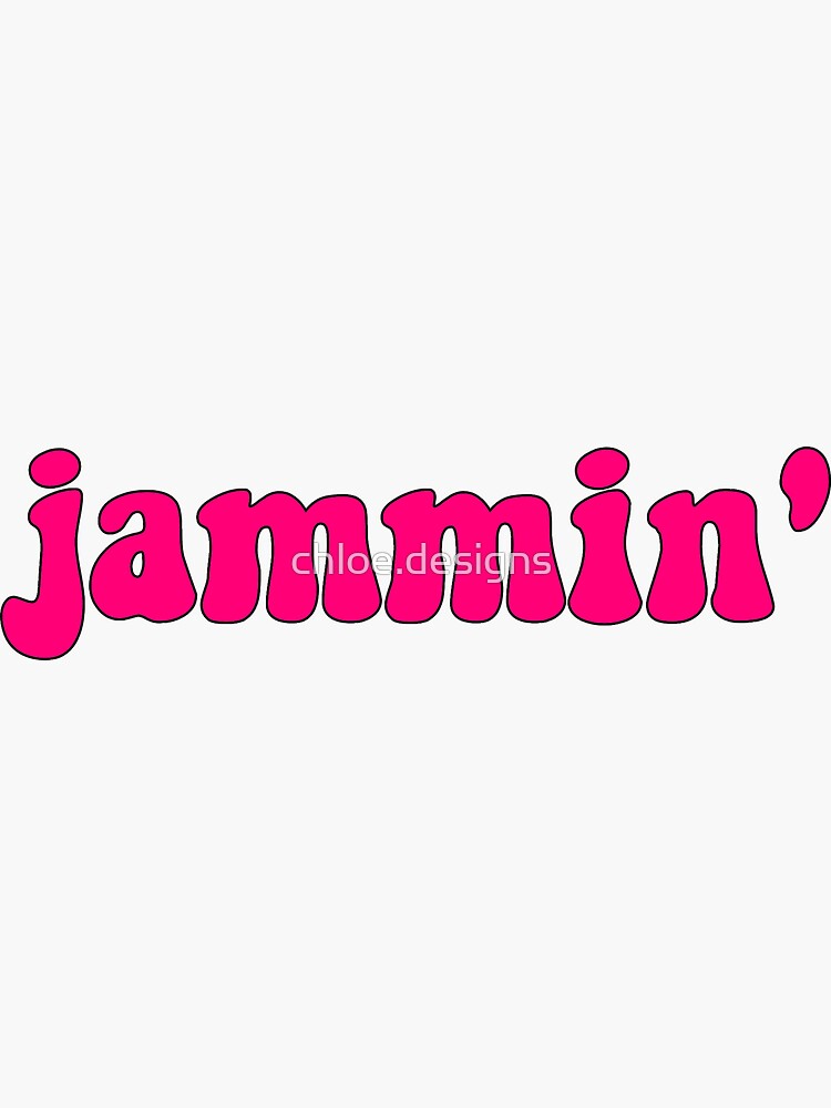 "bob marley "jammin'" sticker" Sticker for Sale by chloedesigns1 ...