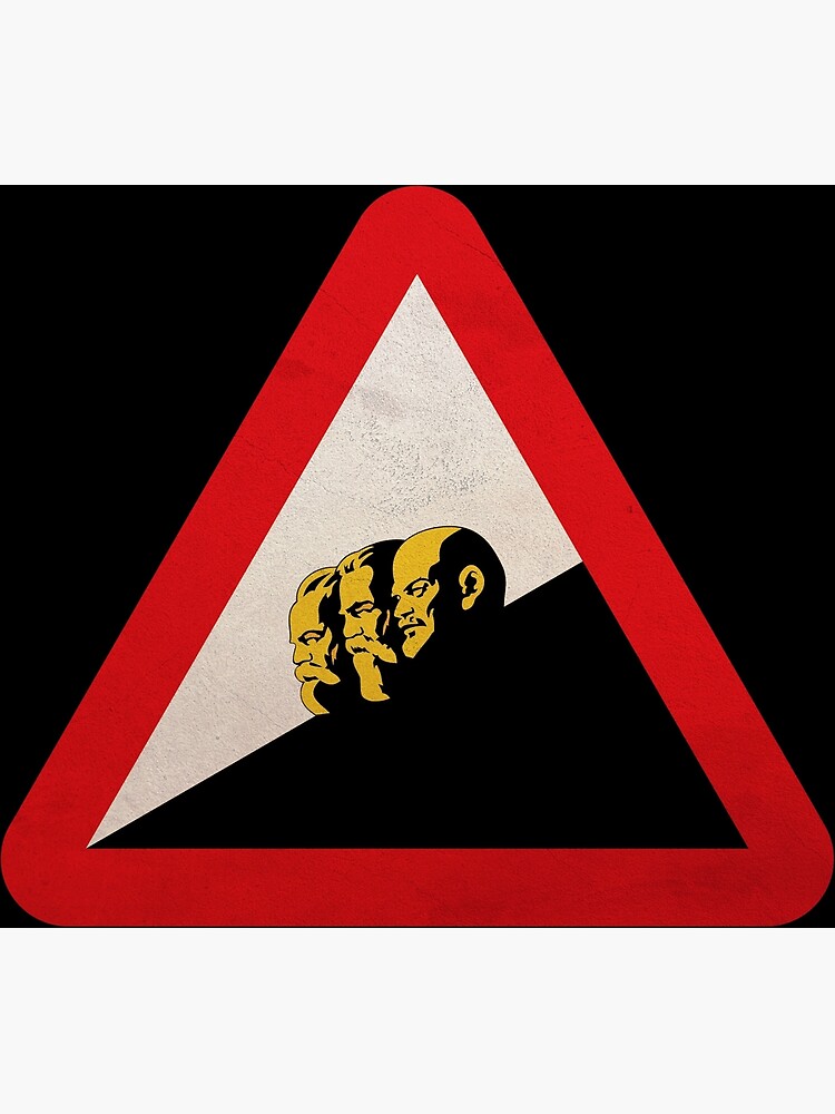 "CAUTION LEFT SLIP WARNING SIGN (white color variant) // #linksrutsch ...